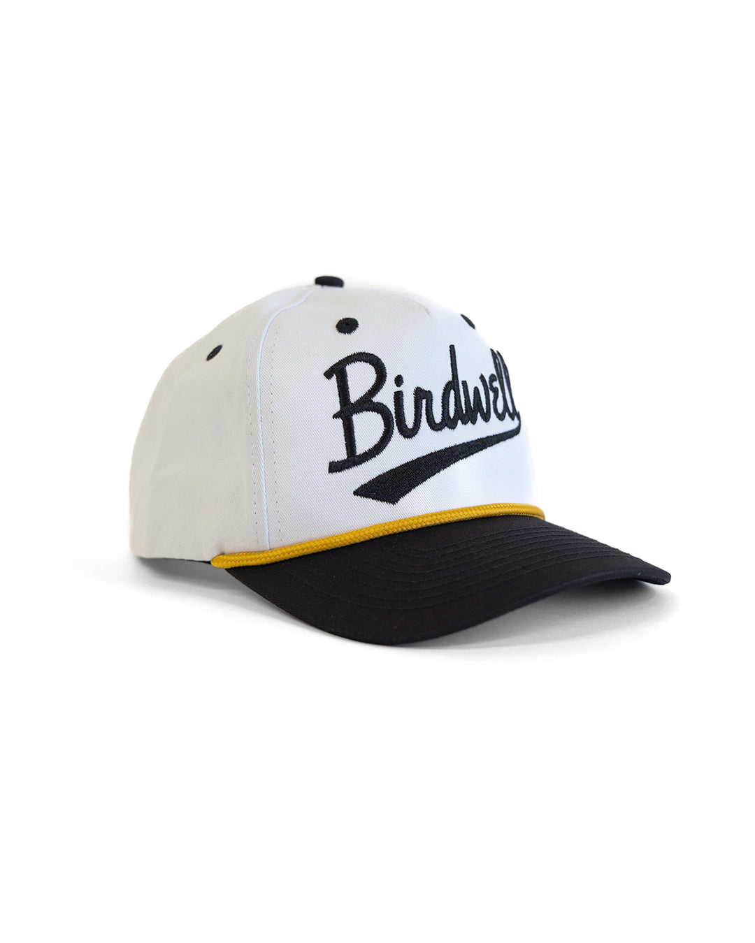 Baller Twill Snapback - White/Black – Birdwell
