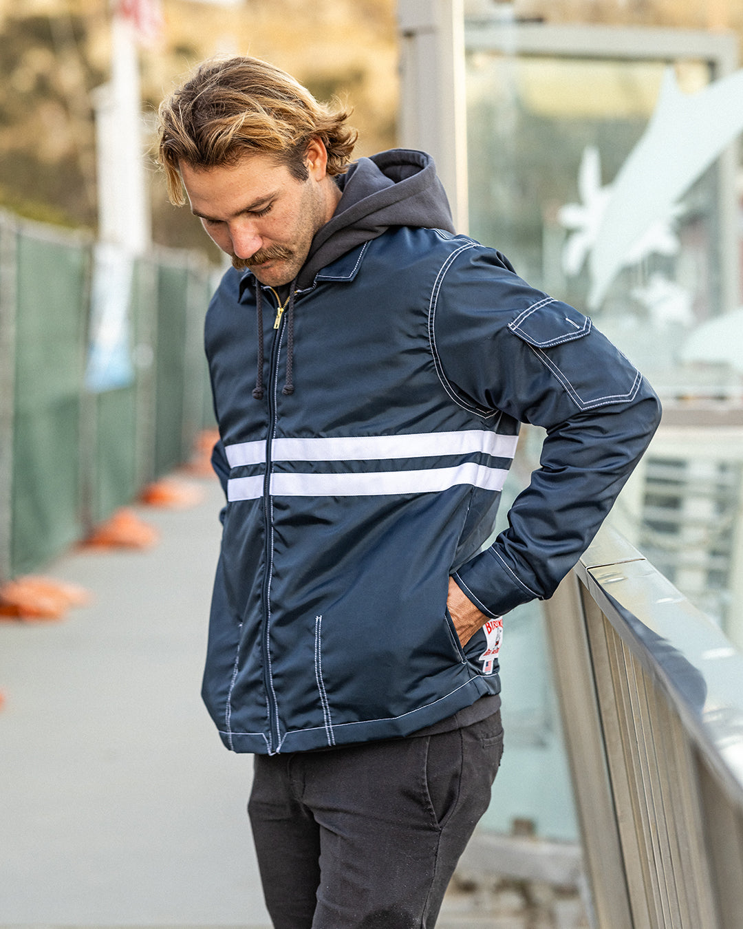 Comp Jacket 25 - Navy/White – Birdwell